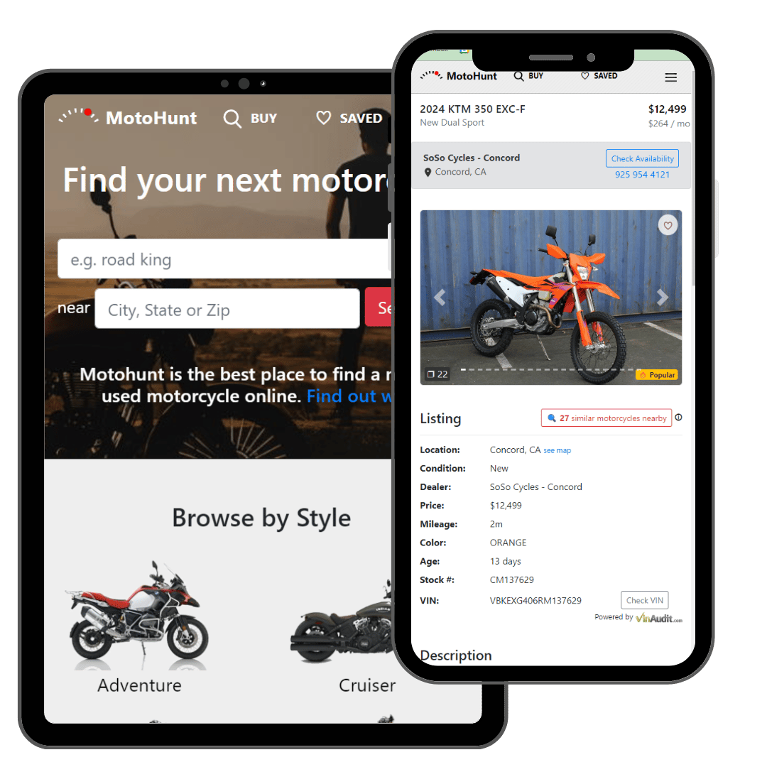 Motohunt Marketplace Inventory Listings For Dealerships